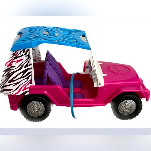 Barbie | Toys | Barbie Jeep Pink Glitter | Poshmark